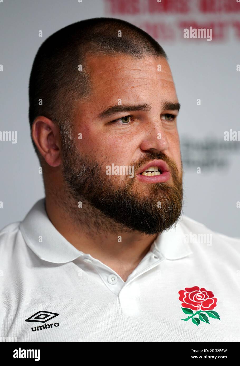 England scrum coach Tom Harrison during a squad announcement for the ...