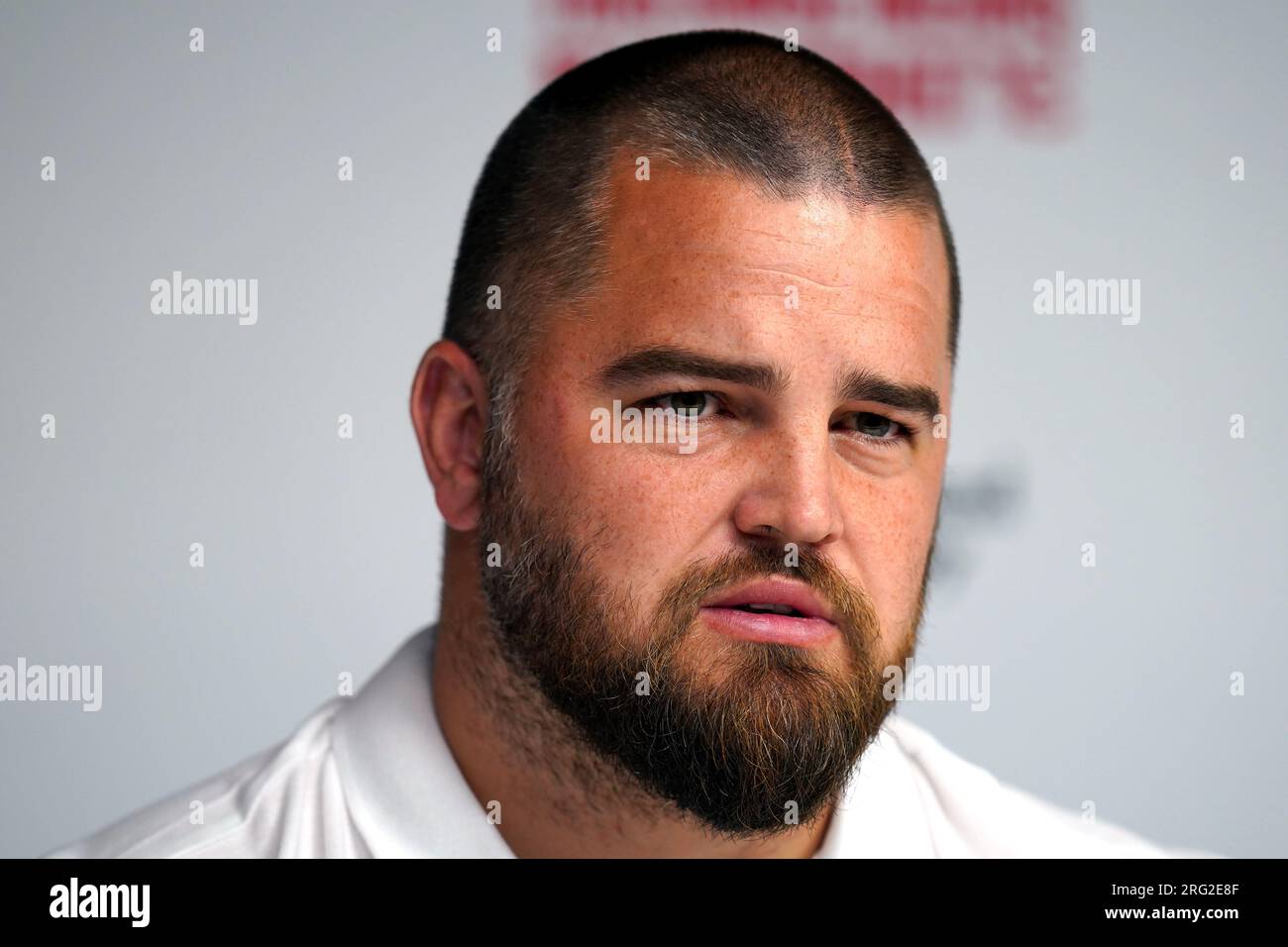 England scrum coach Tom Harrison during a squad announcement for the ...