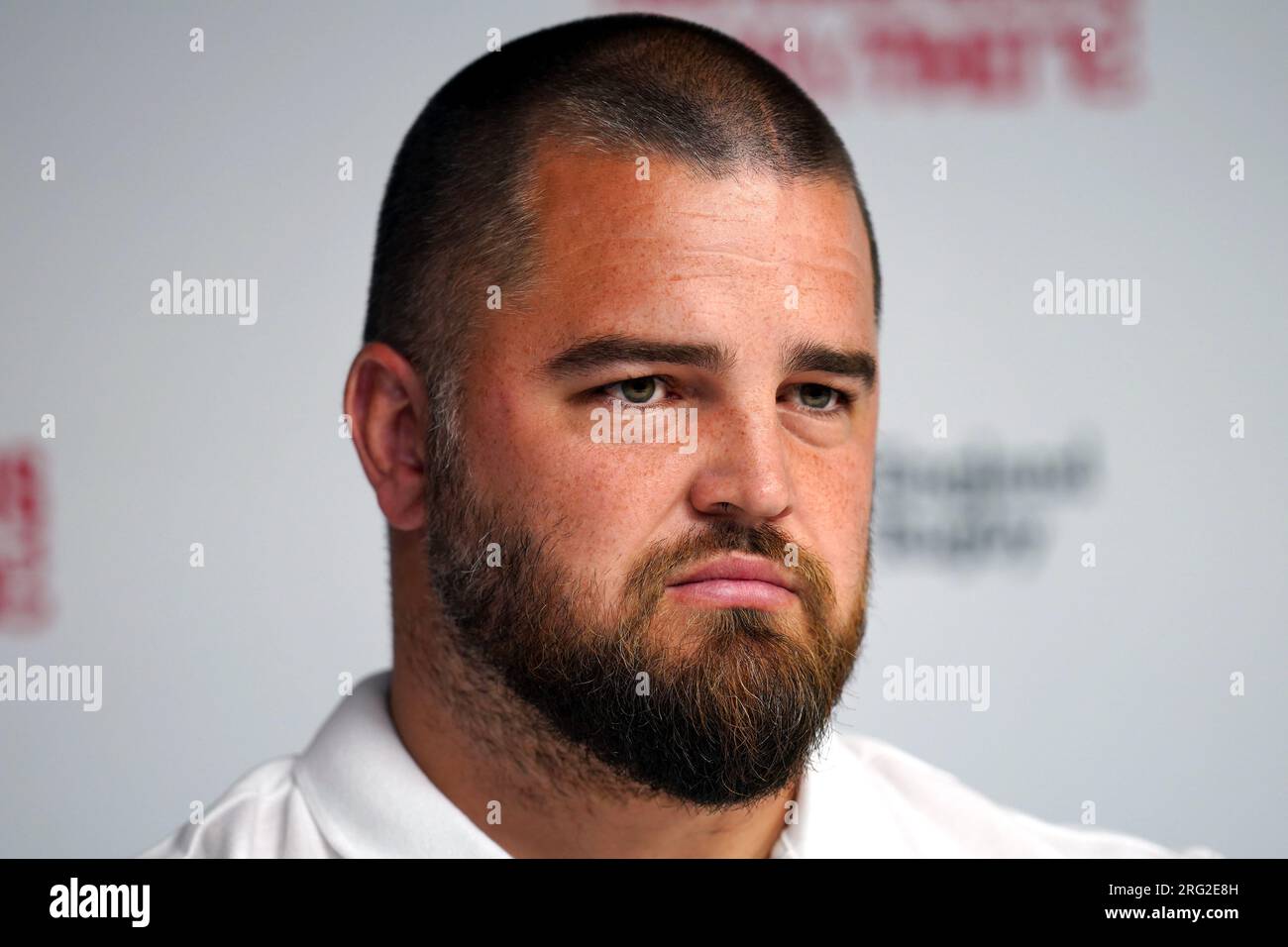 England scrum coach Tom Harrison during a squad announcement for the ...