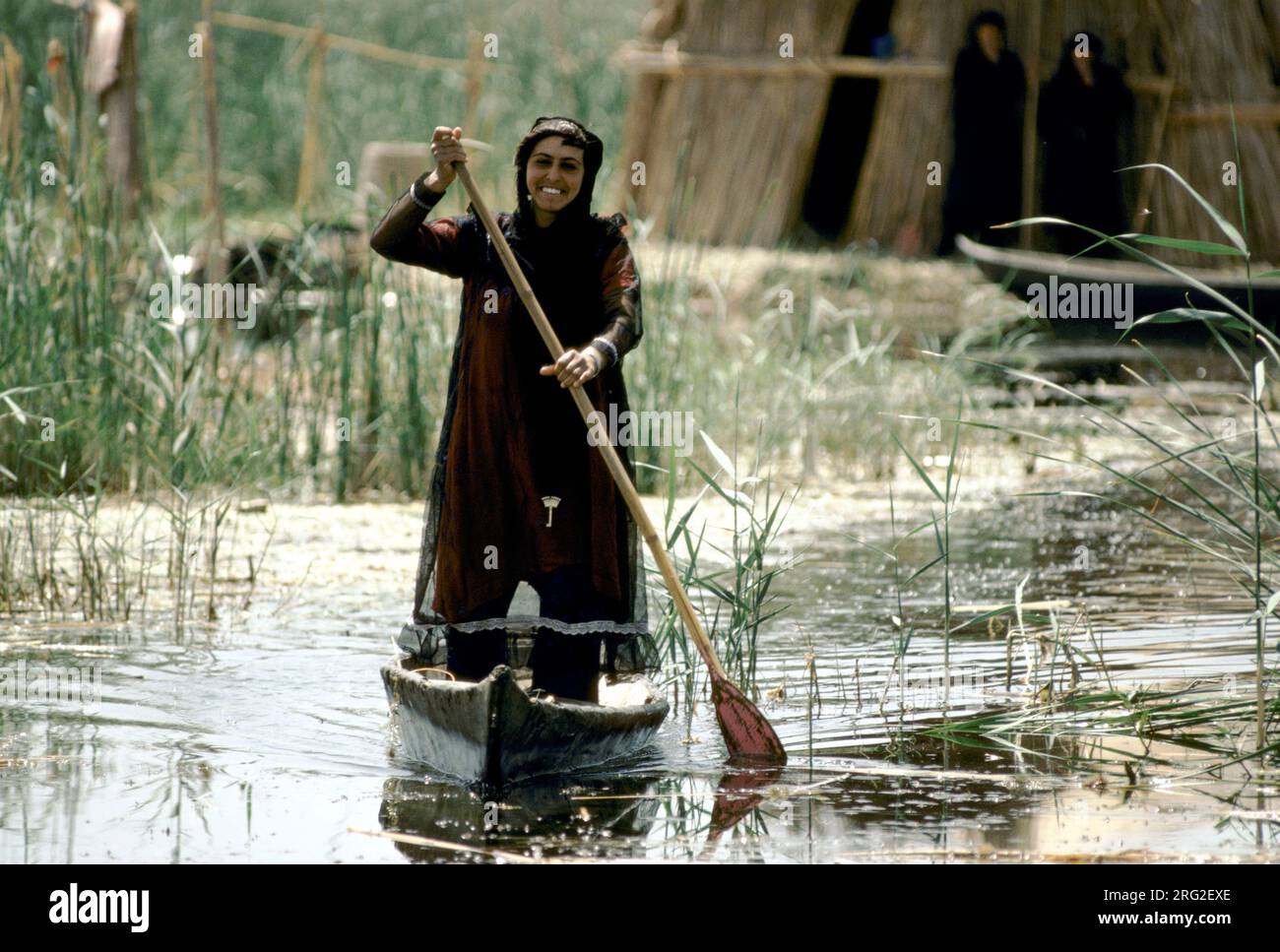 Marsh arab reed house hi-res stock photography and images - Alamy