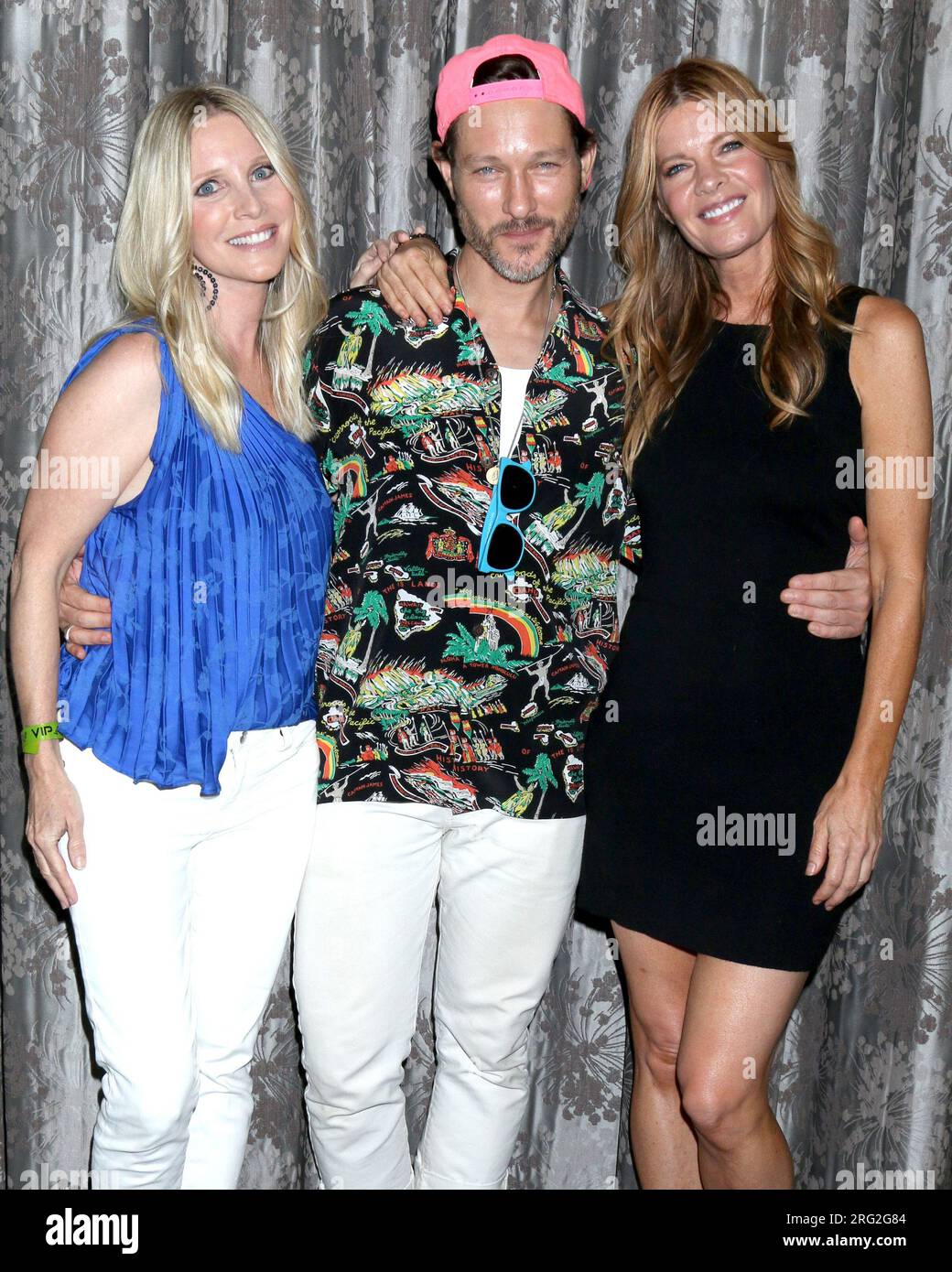 LOS ANGELES - AUG 5: Lauralee Bell, Michael Graziadei, Michelle ...