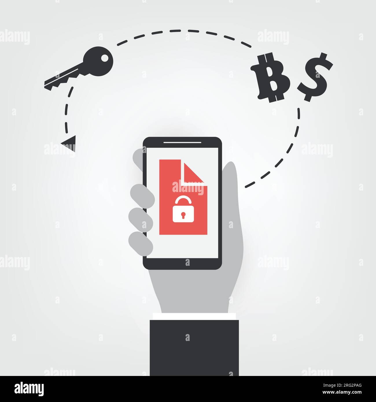 Scam phone back Stock Vector Images - Alamy