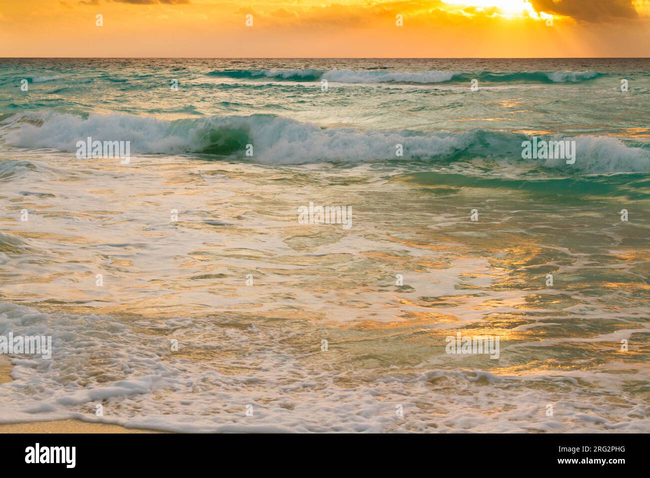 Beach of the Caribbean Sea Stock Photo - Alamy