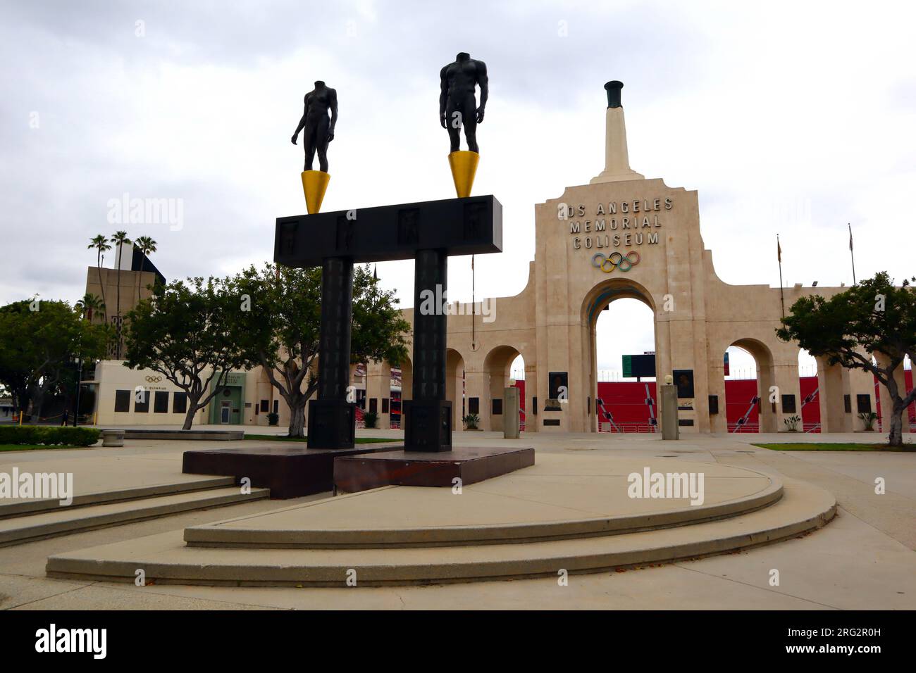 Los Angeles, California: Los Angeles Memorial Coliseum located in the ...