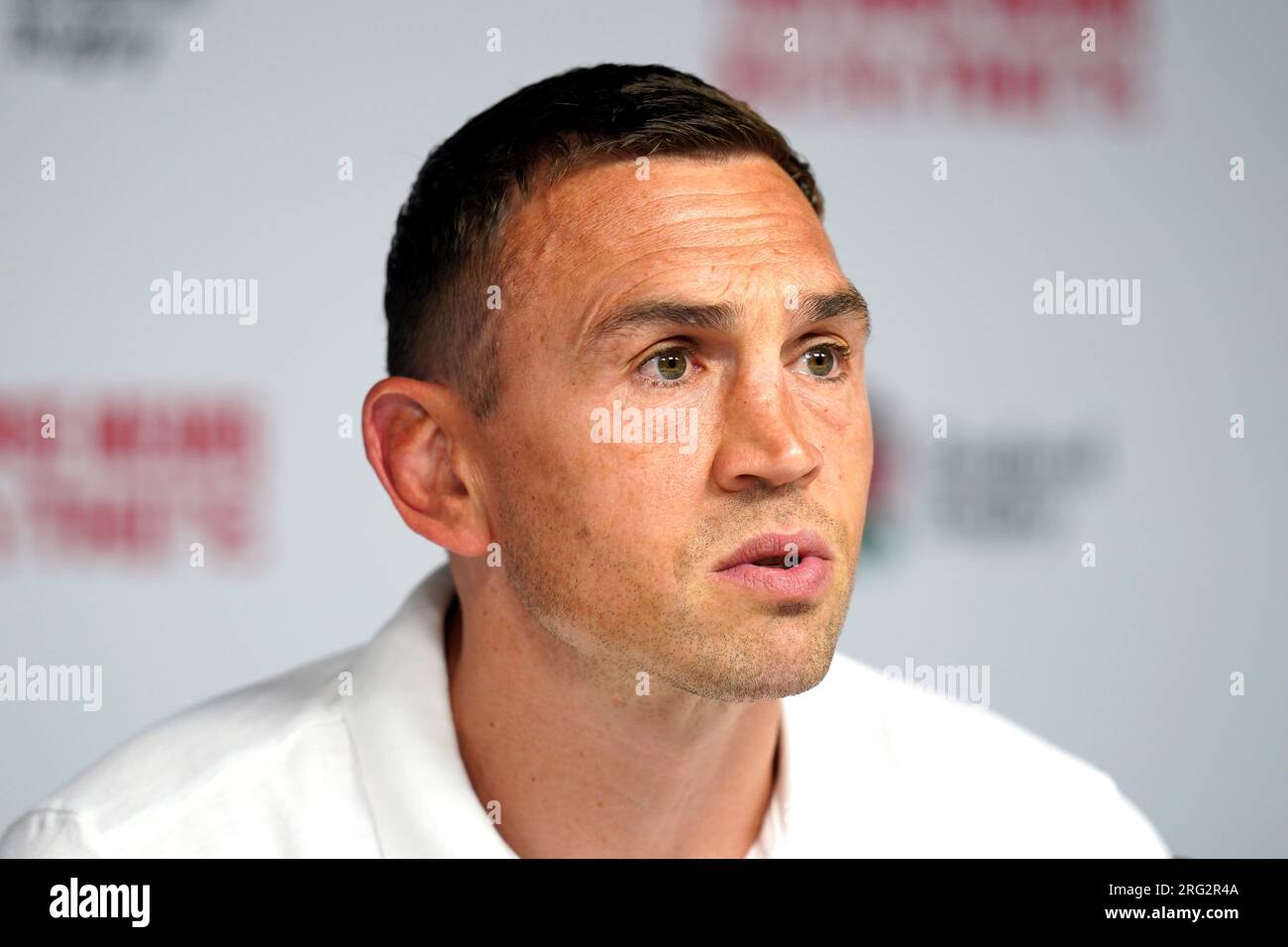 England defensive coach Kevin Sinfield during a squad announcement for ...