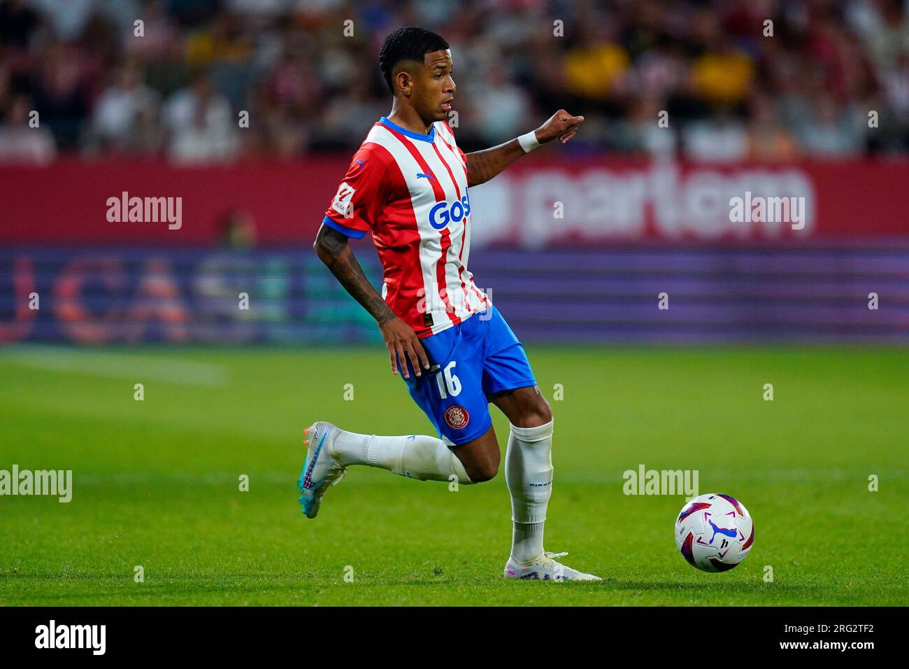 Girona, Spain. 06th Aug, 2023. Savio Moreira Savinho of Girona FC ...