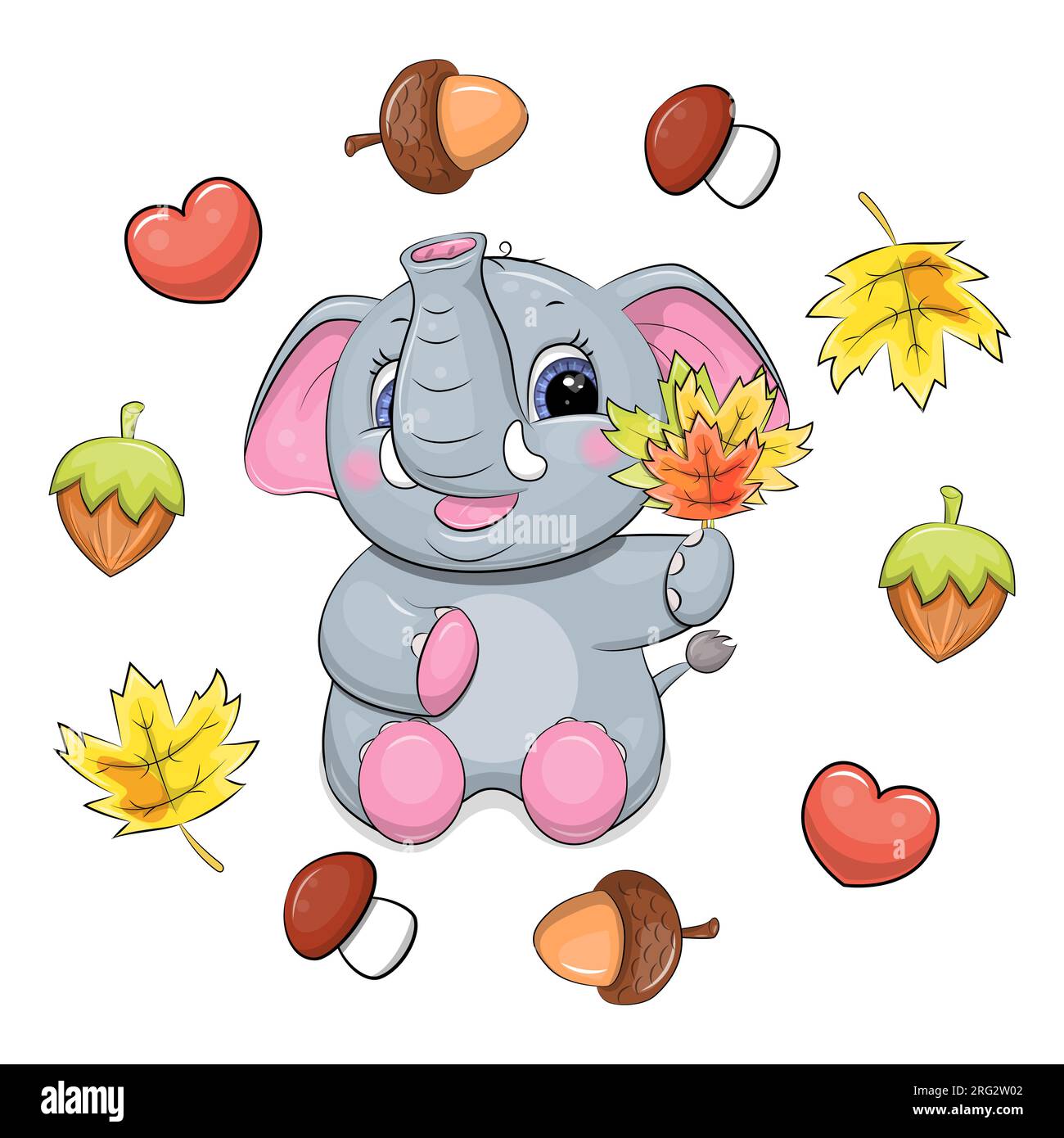 Fallen in love with nature Stock Vector Images - Alamy