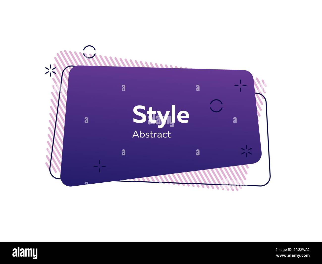 Violet rectangle pattern Cut Out Stock Images & Pictures - Alamy