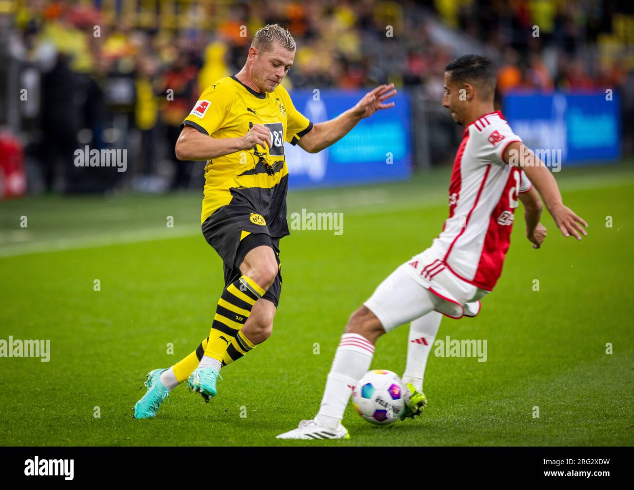 Dortmund, Germany. 06th AUG, 2023. Julian Ryerson (BVB) Borussia ...