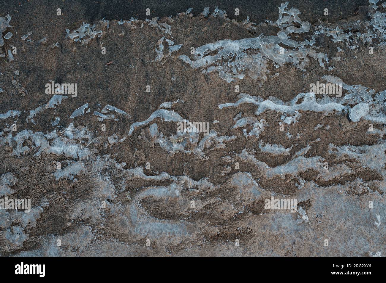 Ice on sand hi-res stock photography and images - Alamy