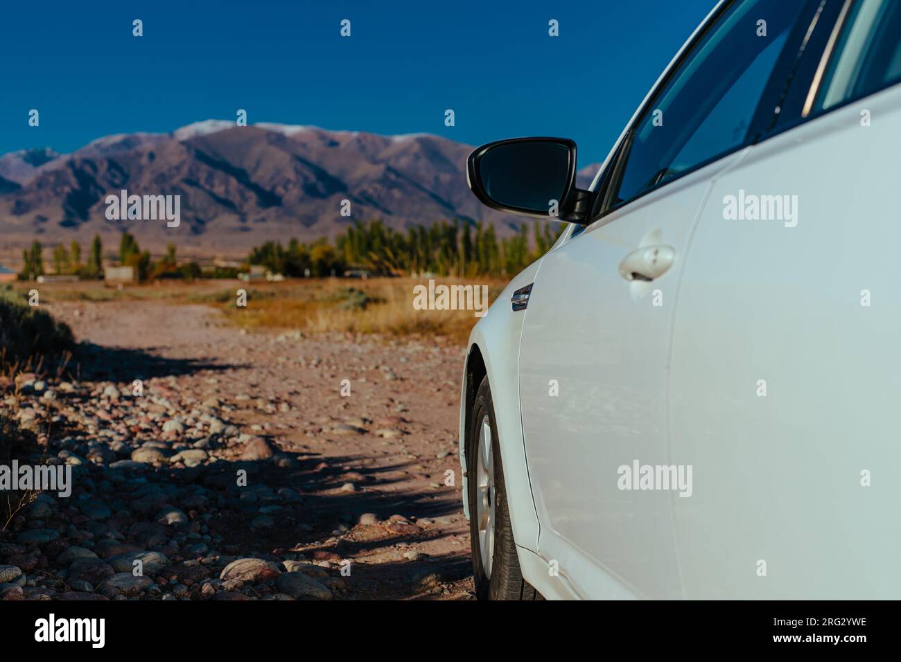 Car driving in mountains hi-res stock photography and images - Alamy