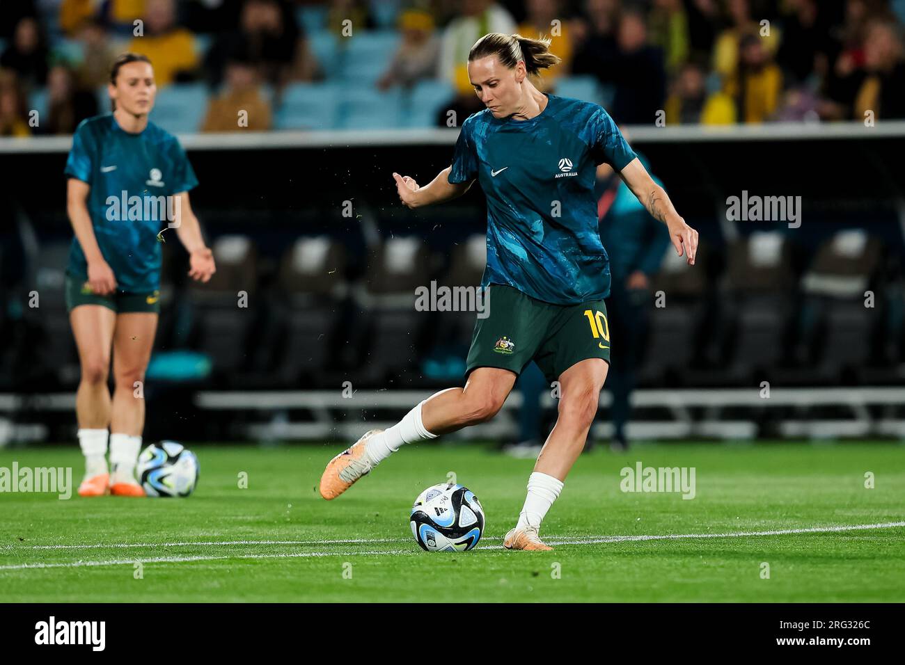 Sydney, Australia, 7 August, 2023. Emily van Egmond of Australia shoots ...