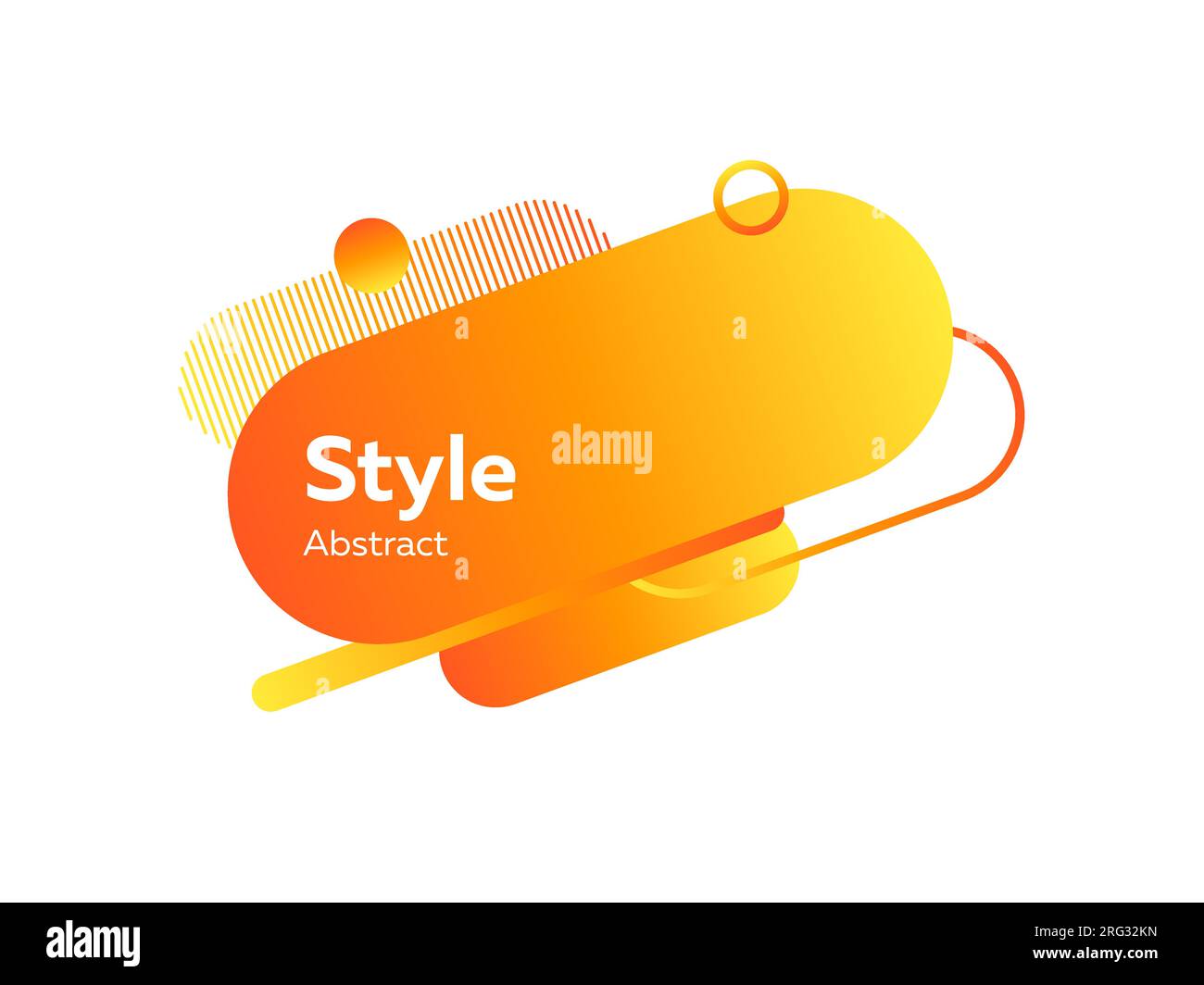 Yellow and orange abstract shapes Stock Vector Image & Art - Alamy