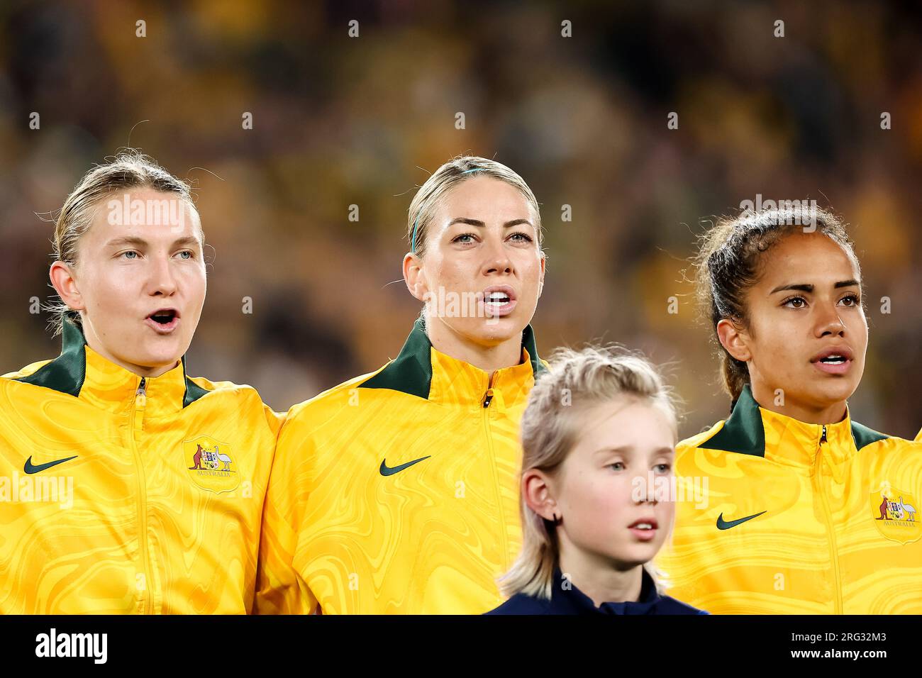 Sydney, Australia, 7 August, 2023. Clare Hunt, Alanna Kennedy and Mary ...