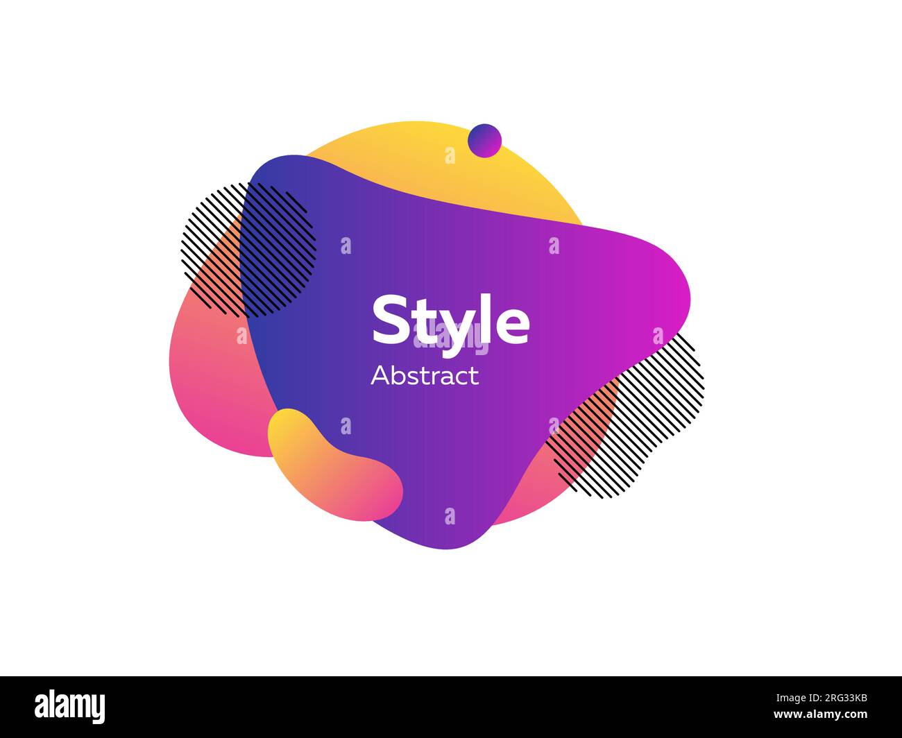 Multi-colored flowing bubble shapes Stock Vector Image & Art - Alamy