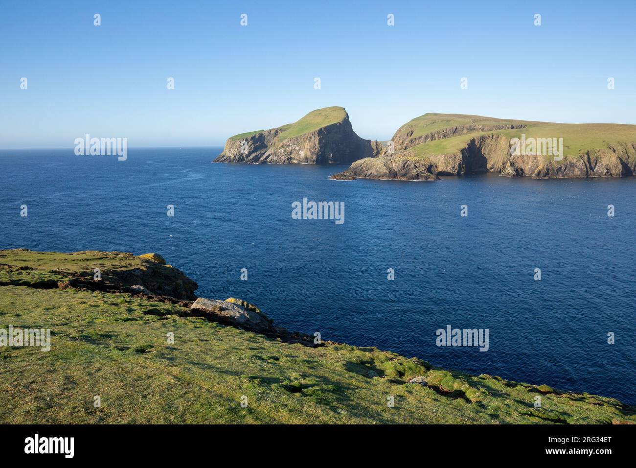 Landscape Fair Isle Stock Photo - Alamy