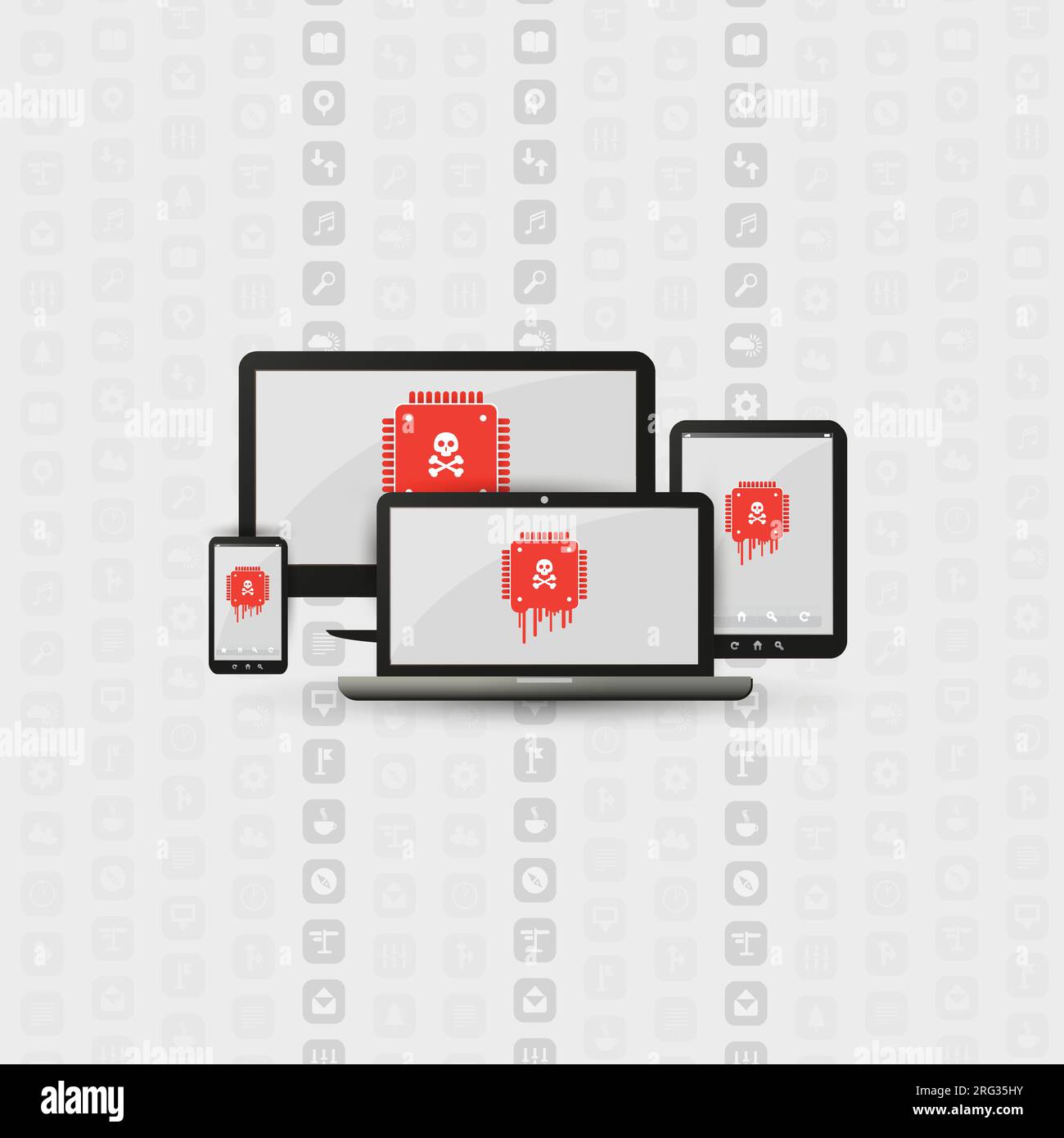 Computer vulnerabilities Stock Vector Images - Alamy