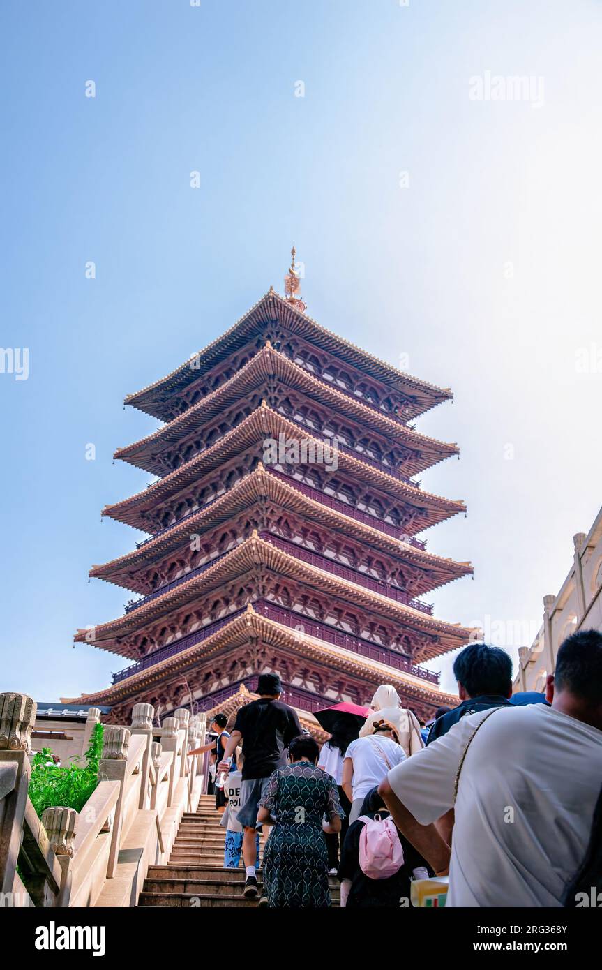 Niushoushan cultural park, Buddhist site, cultural heritage Stock Photo ...