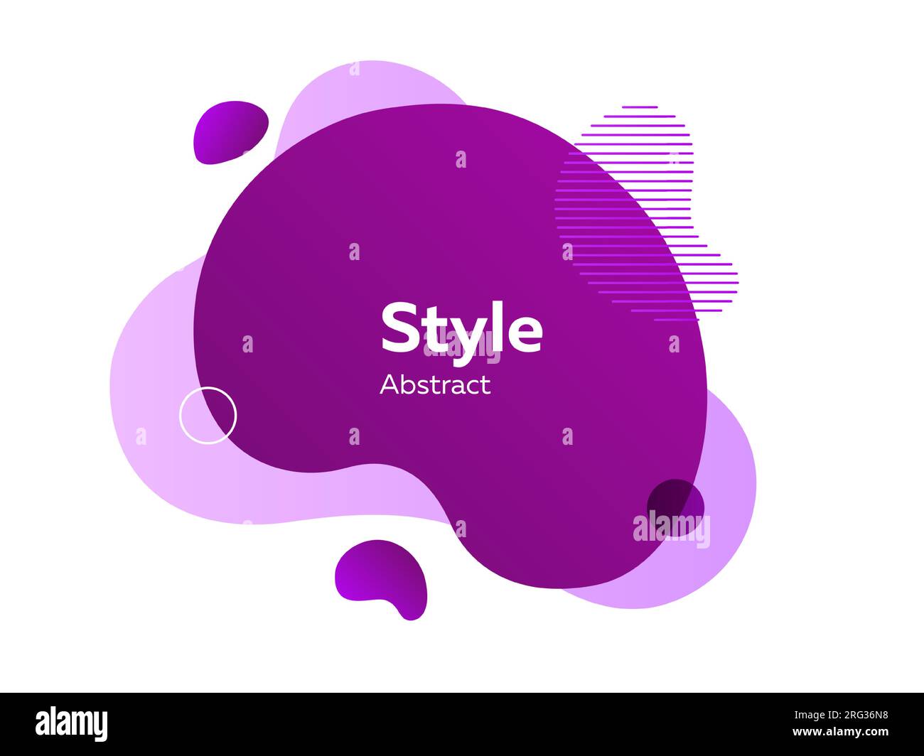 Abstract modern violet graphic element with right stripes Stock Vector ...