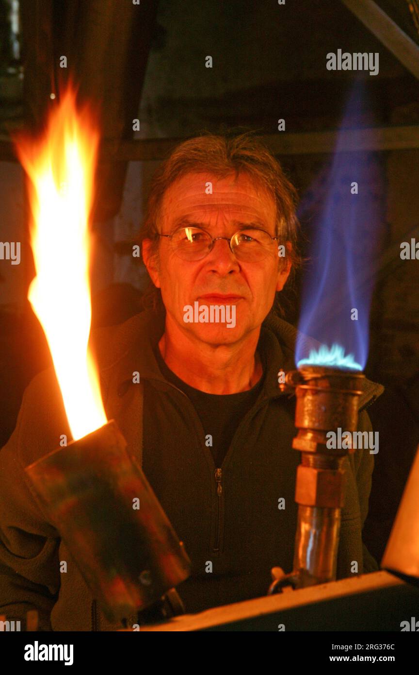 MICHEL MOGLIA AND HIS FIRE ORGAN Stock Photo - Alamy