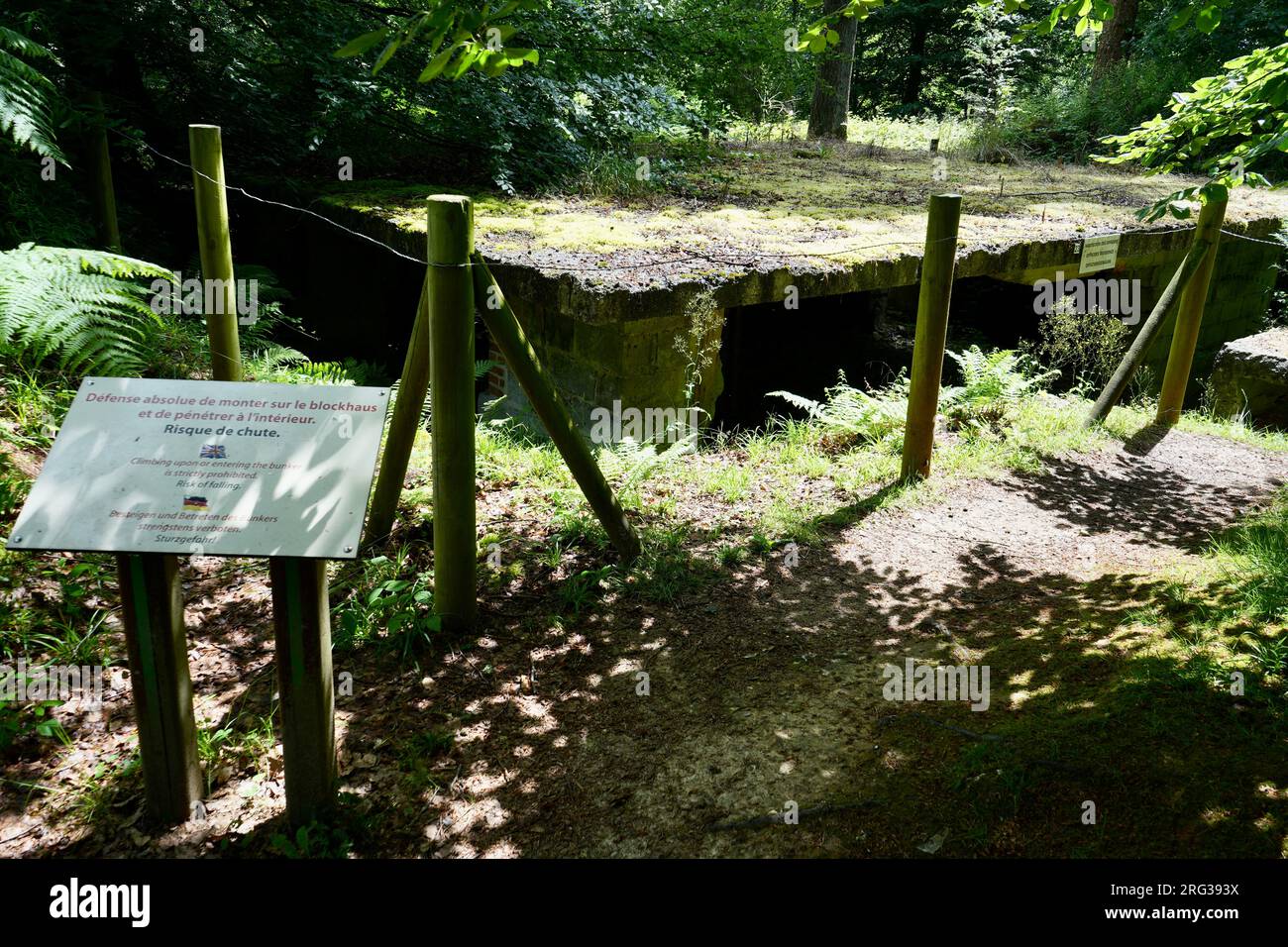 WW2 German Concrete Structures at The V1 launch site Val Ygot d ...