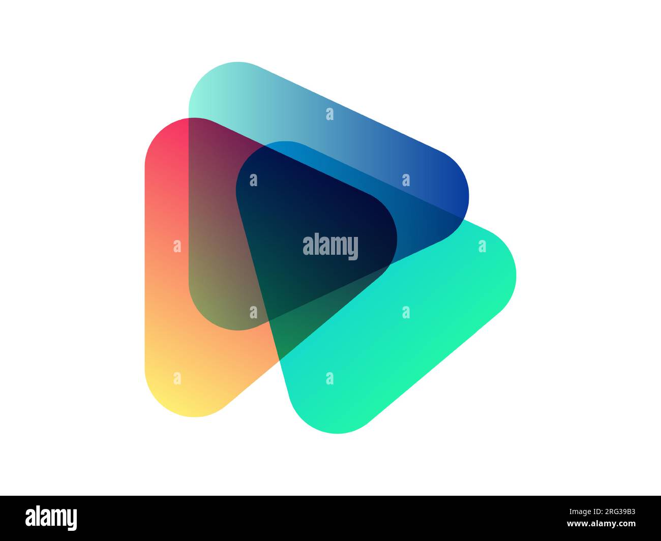 Cyan triangles Stock Vector Images - Alamy