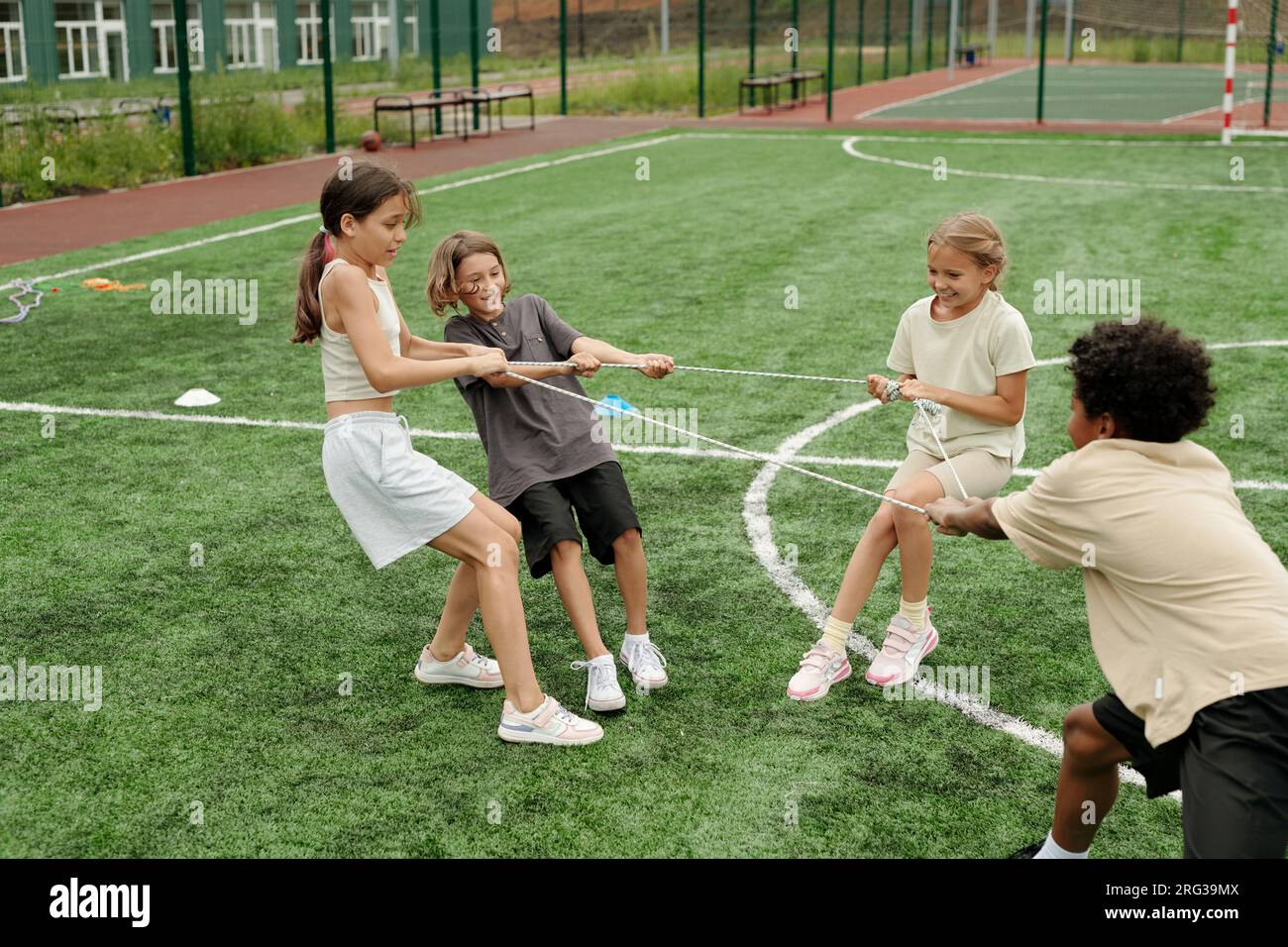 Caucasian boy exercise before game hi-res stock photography and images ...