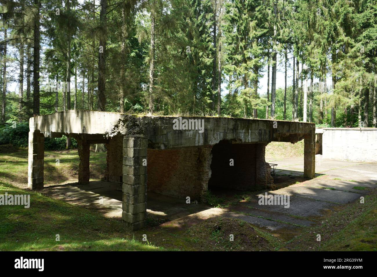 WW2 German Concrete Structures at The V1 launch site Val Ygot d ...