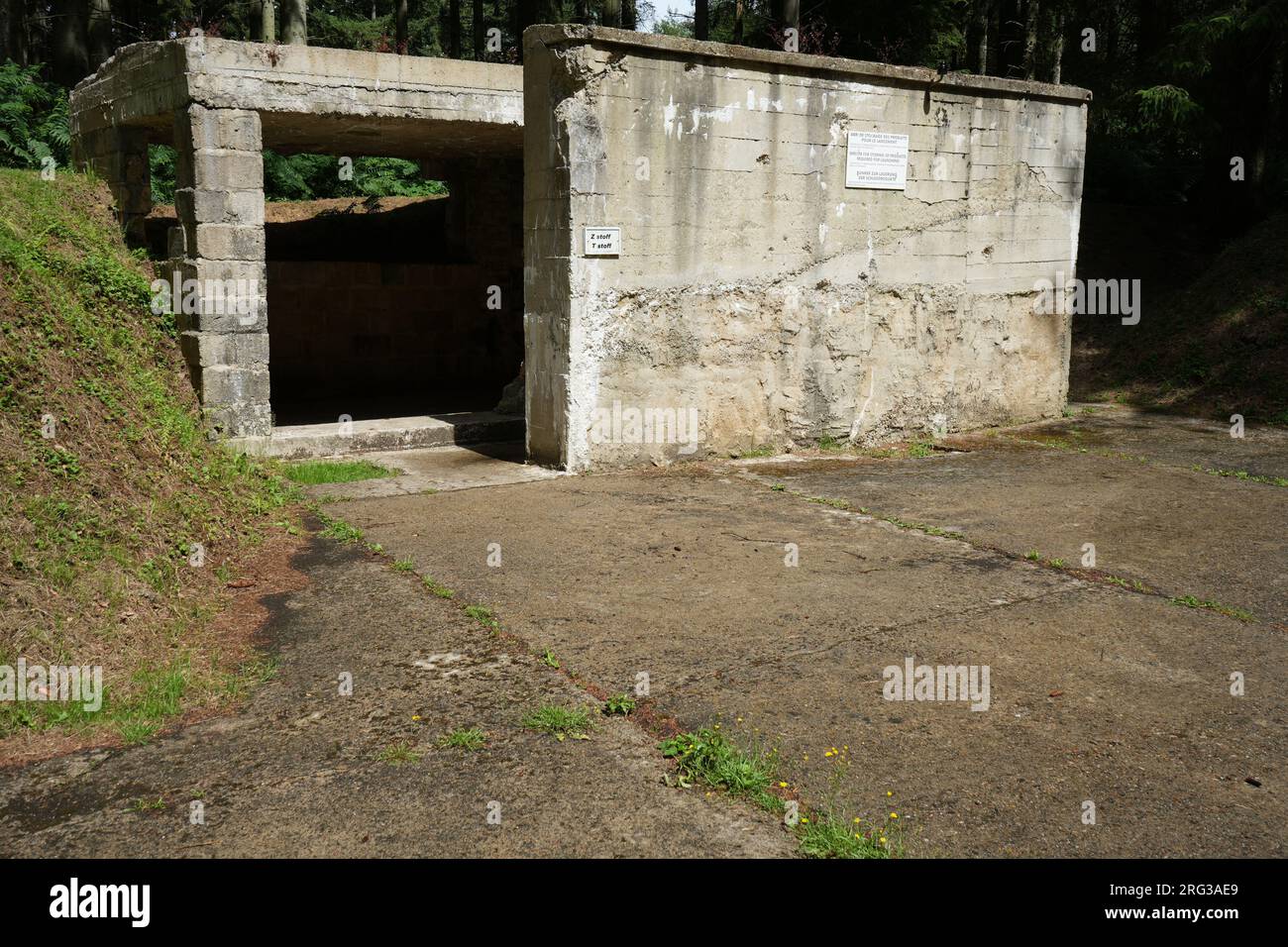WW2 German Concrete Structures at The V1 launch site Val Ygot d ...