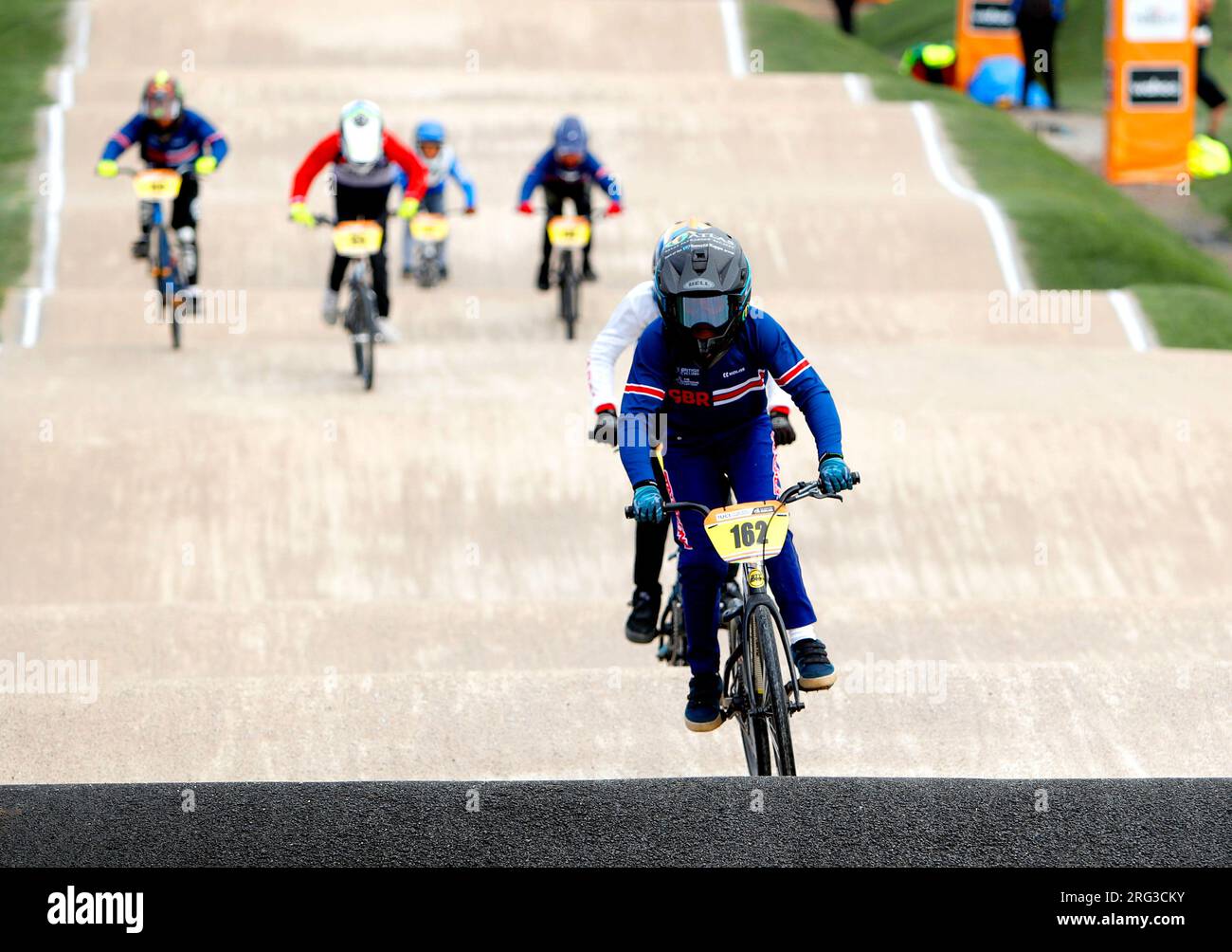 Great Britain's Joe Rooke in action in heat 22 of the BMX Racing Boys ...