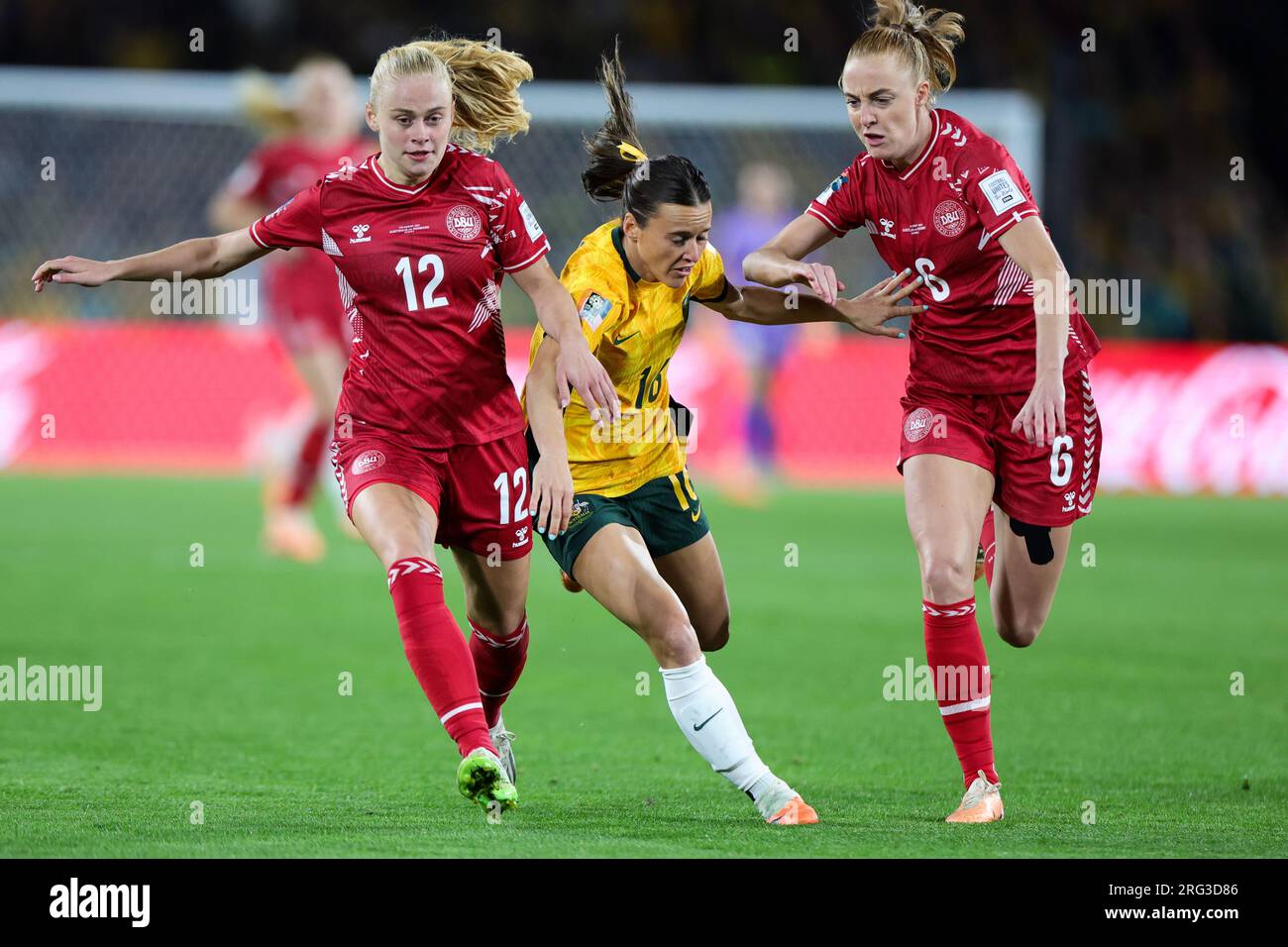 Sydney, Australia. 07th Aug, 2023. Kathrine Kuhl of Denmark, Hayley ...