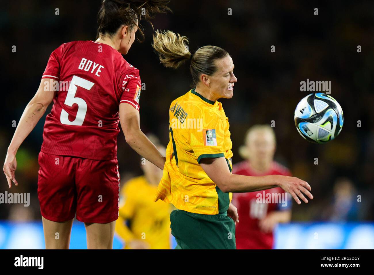Sydney, Australia. 07th Aug, 2023. Emily Van Egmond of Australia heads ...