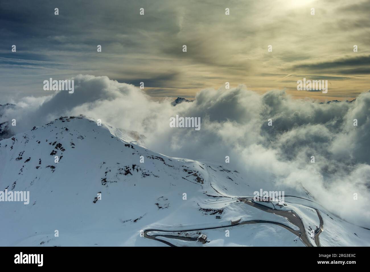 Austrian alps road grossglocknerstrasse hi-res stock photography and ...