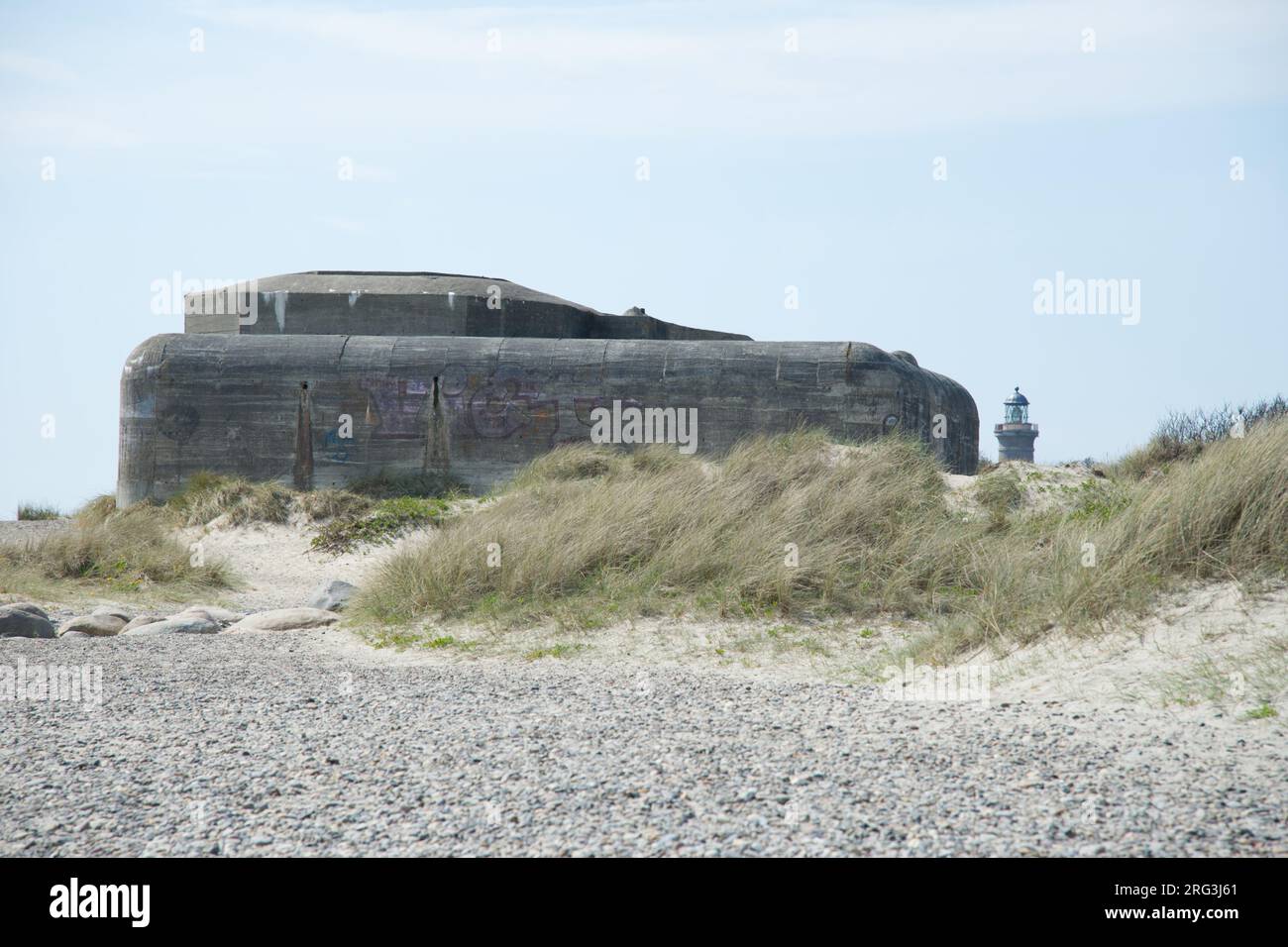 German WW2 bunker Skagen, Denmark Stock Photo - Alamy