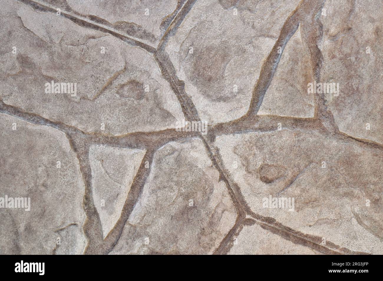 Stamped concrete mosaic patterns, earth tone colors and textures from ...