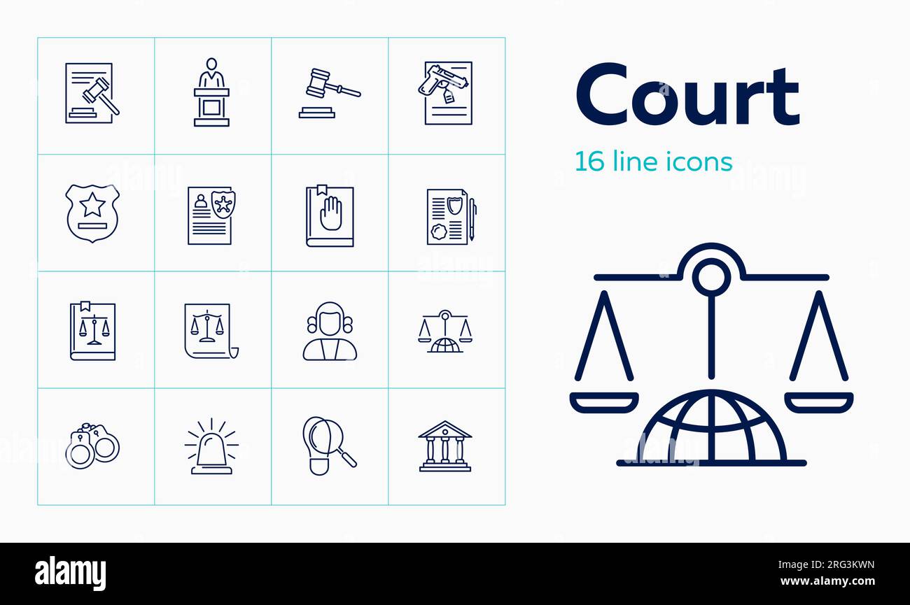 Judge outline hi-res stock photography and images - Alamy