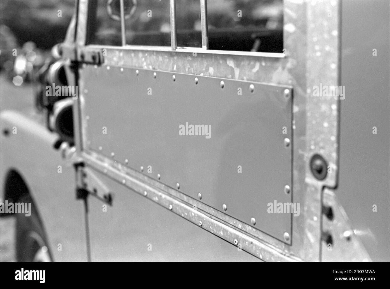 Series 1 Land Rover detail Shot on 35mm film Stock Photo - Alamy