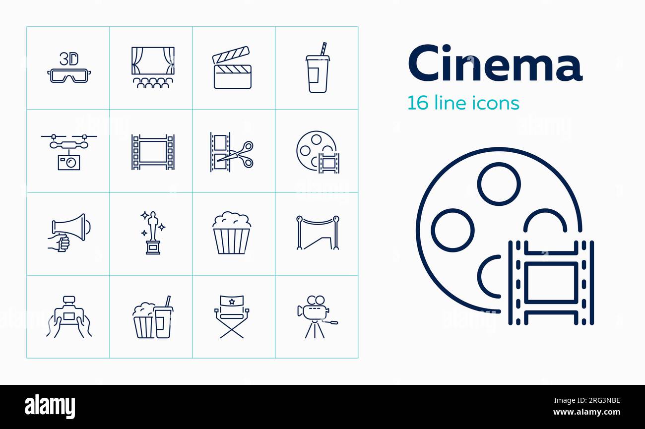 Cinema award concept Stock Vector Images - Alamy