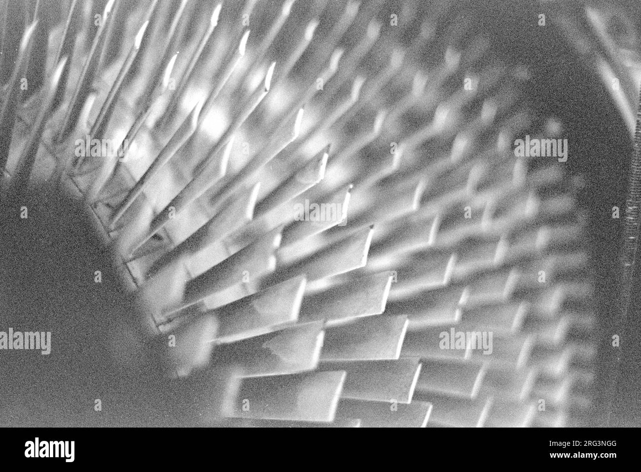 Blades of a jet turbine engine Shot on 35mm film Stock Photo - Alamy