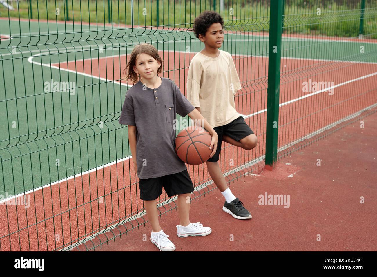 Basketball multicultural together hi-res stock photography and images ...
