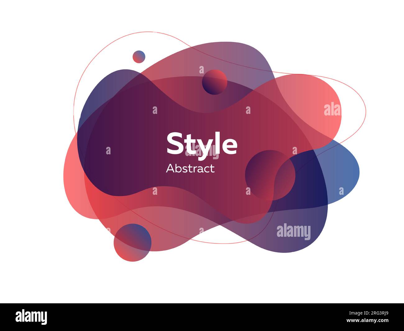 Red and blue abstract transparent layers Stock Vector Image & Art - Alamy