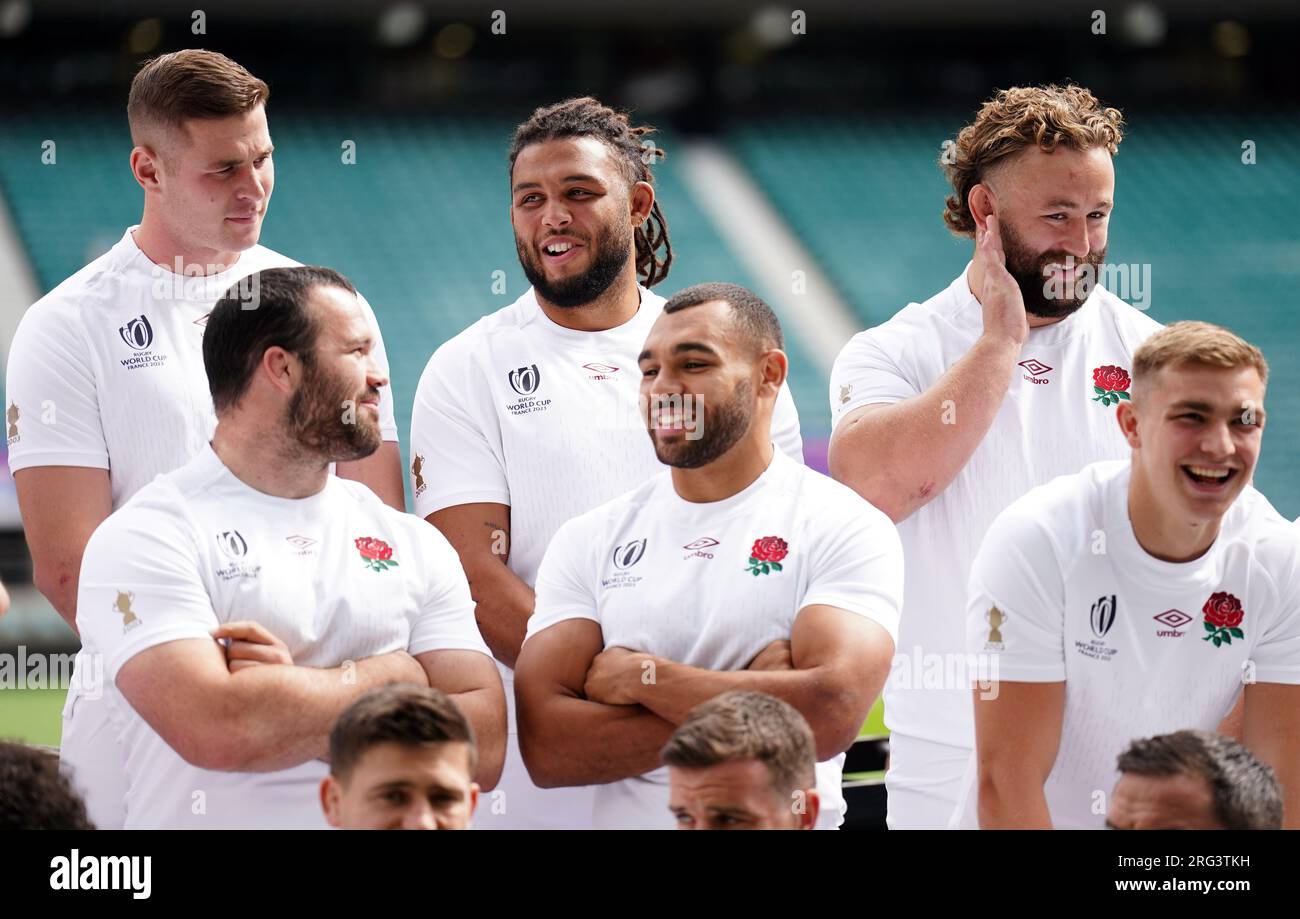 England's Freddie Steward, Lewis Ludlum, Will Stuart, Bevan Rodd, Joe ...