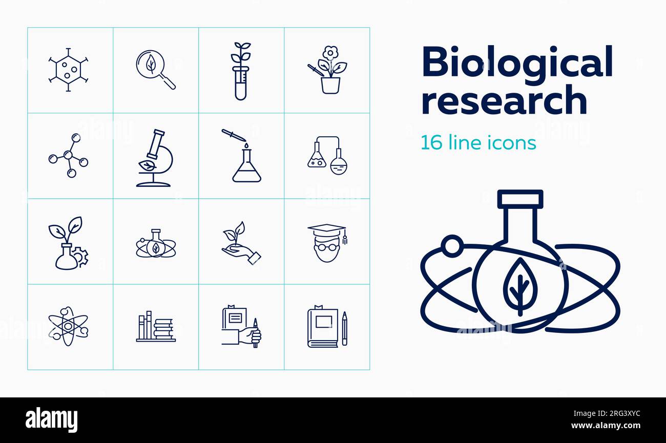 Plant cell microscope illustration Cut Out Stock Images & Pictures - Alamy