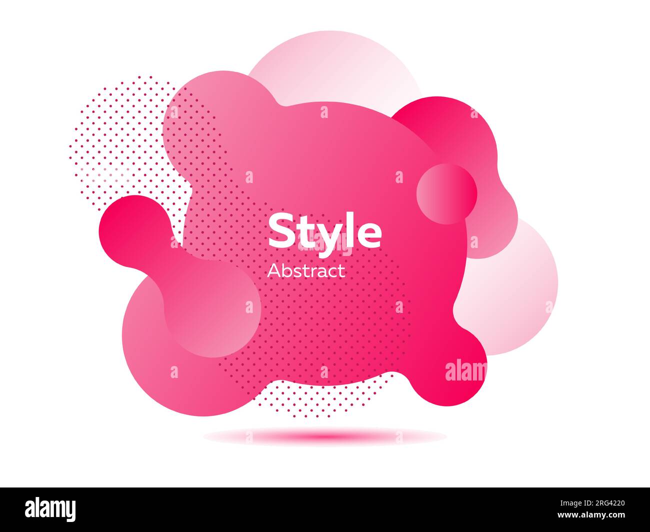 Pink abstract graphic design with text sample Stock Vector Image & Art ...