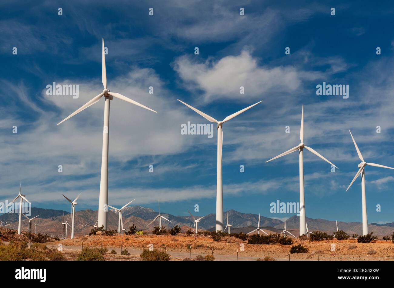 Group of windmills usa hi-res stock photography and images - Alamy