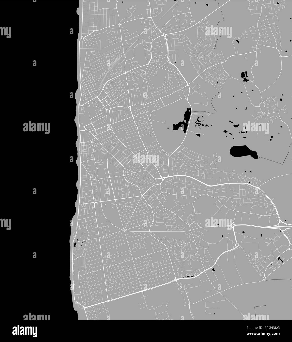 Blackpool map hi-res stock photography and images - Alamy