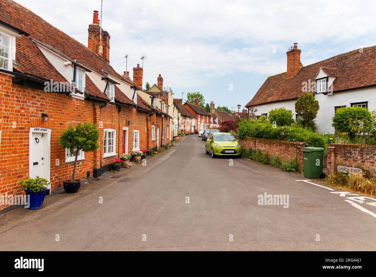 Castle Hedingham, Small Essex Village England UK Stock Photo - Alamy