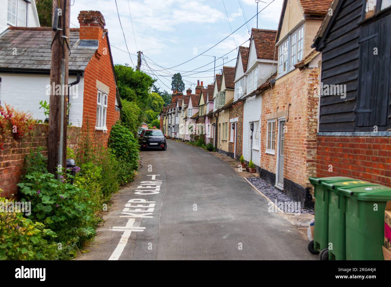 Castle Hedingham, Small Essex Village, England UK Stock Photo - Alamy