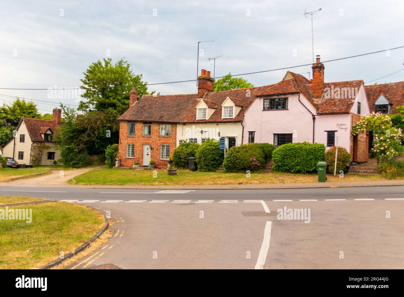 Castle Hedingham, Small Essex Village England UK Stock Photo - Alamy