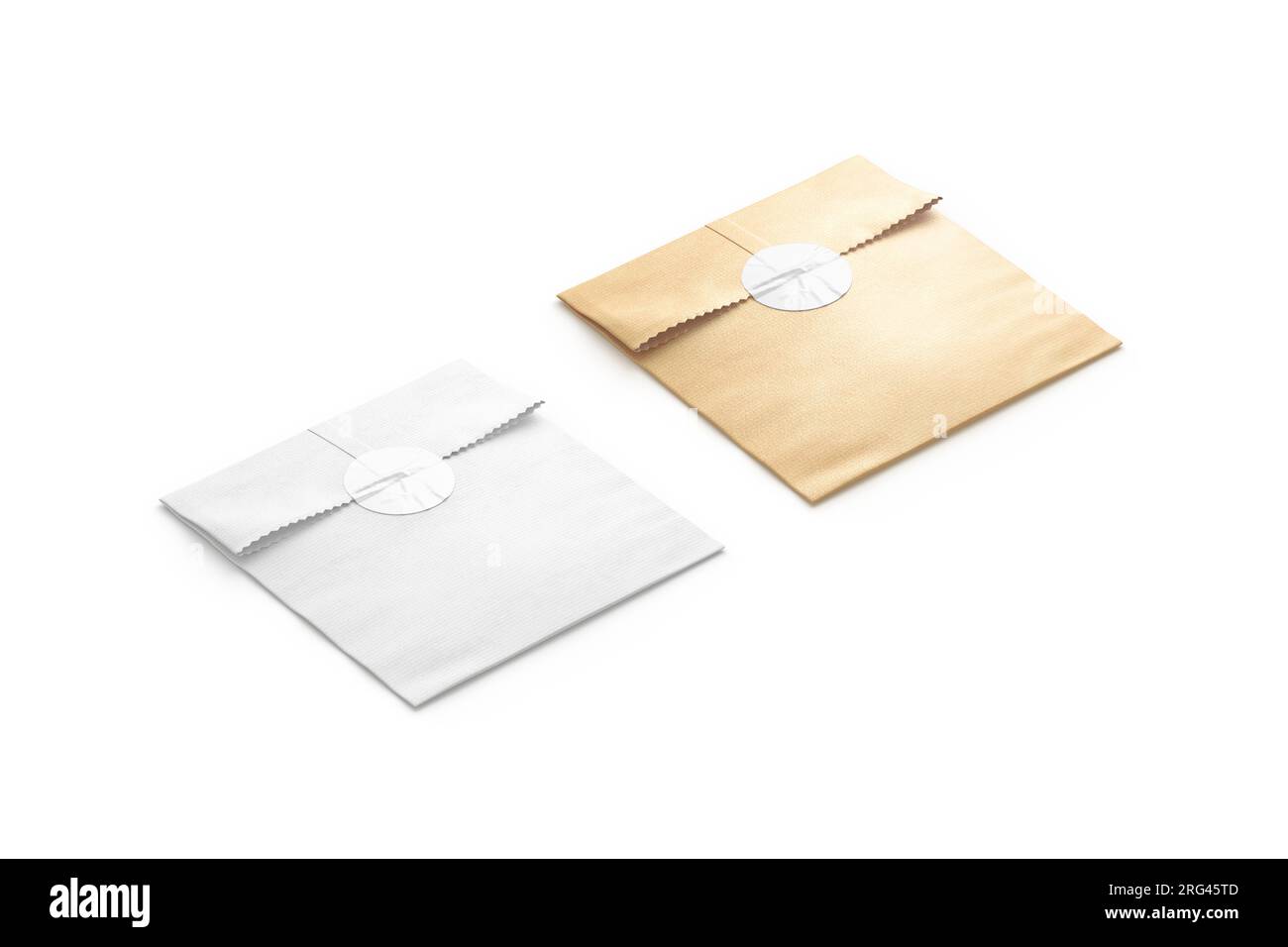 Kraft paper bag sticker isolated hi-res stock photography and images ...